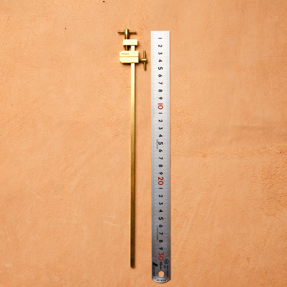 Japanese Hatagane Clamp - 300mm Solid Brass – Japanese Tools Australia