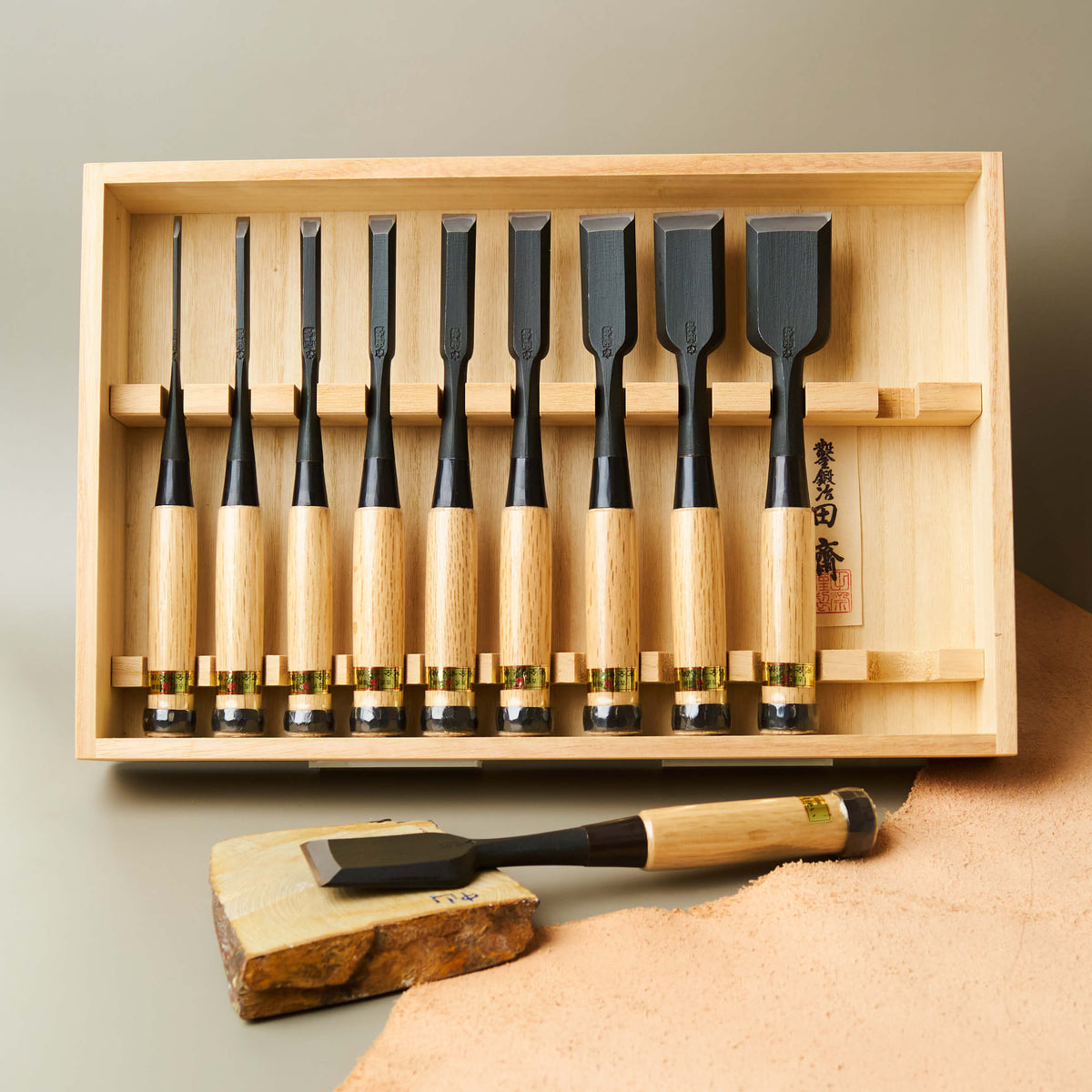 Tasai Bench Chisel Set - 10pcs – Japanese Tools Australia