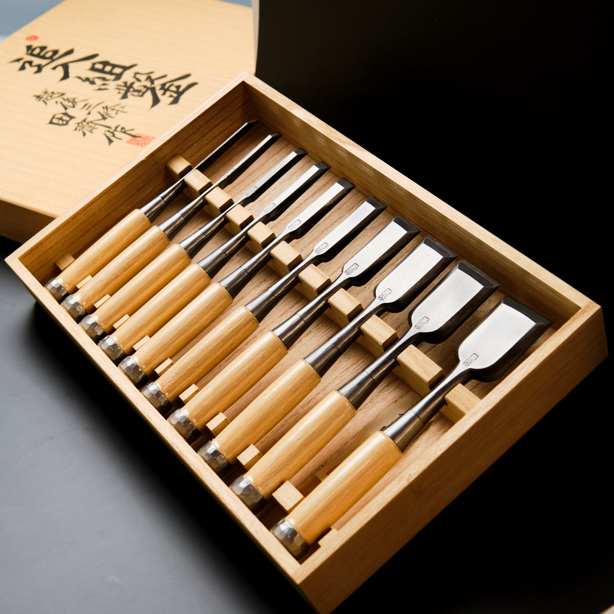 Tasai File-finish Bench Chisel Set - 10pcs – Japanese Tools Australia