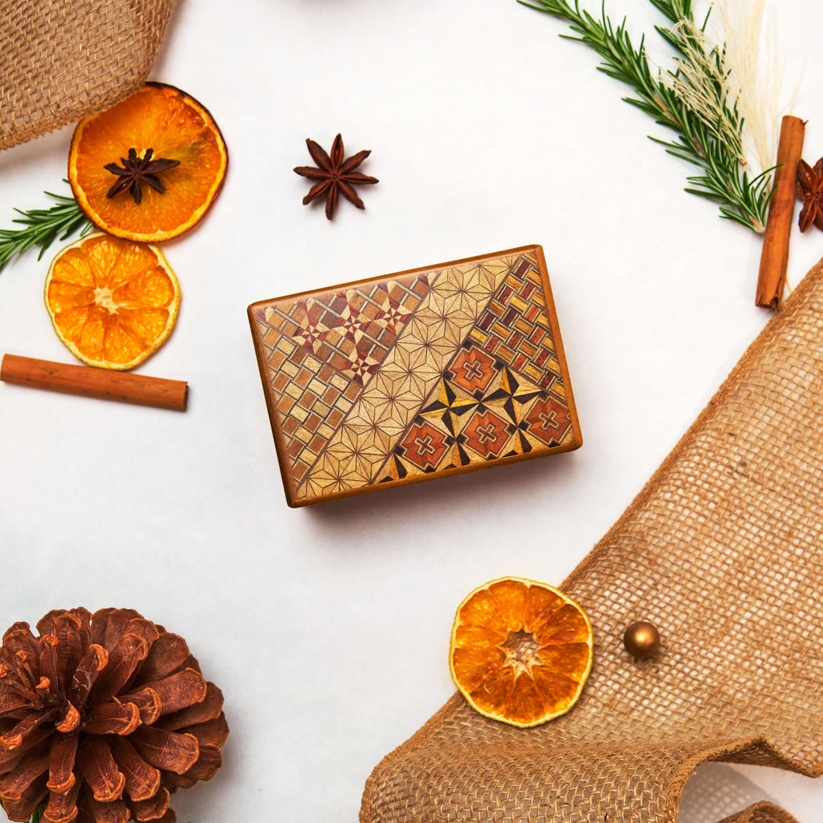 Yosegi Himitsu Bako - Japanese Puzzle Box – Japanese Tools Australia