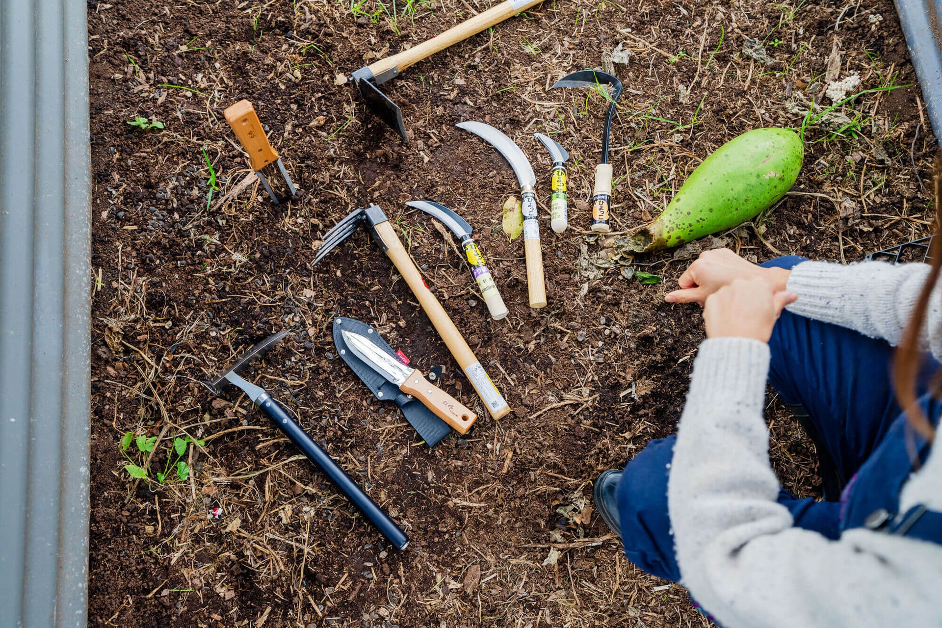 Japanese Gardening Sickles – Japanese Tools Australia