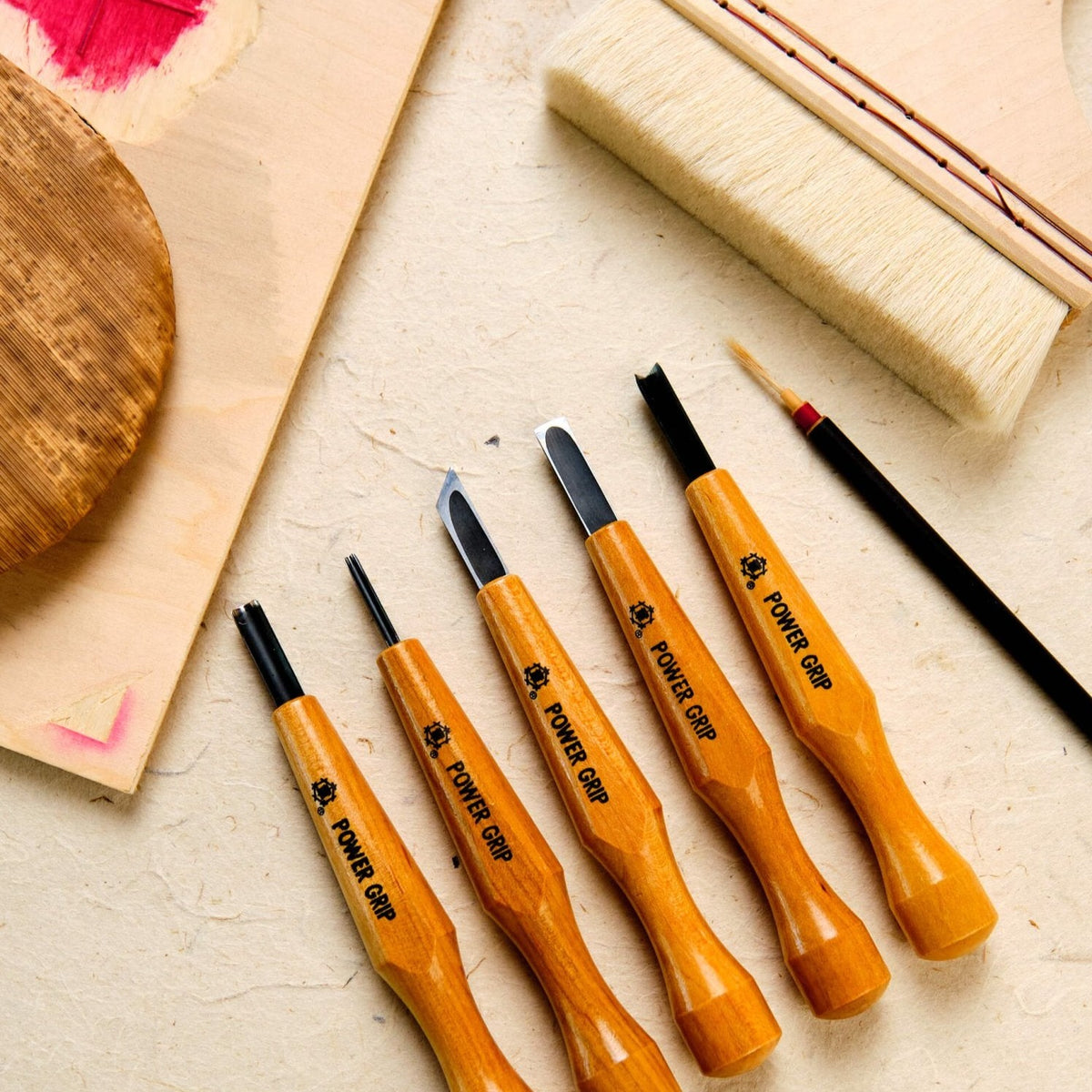Japanese Carving Set - Power Grip 5 – Japanese Tools Australia